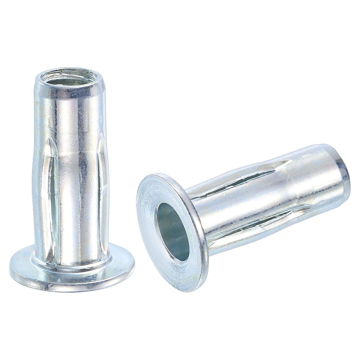 CERPXFF-M8 Multi-Grip Rivet Nuts, 30pcs Pre-Bulbed Shank Flat Head ...