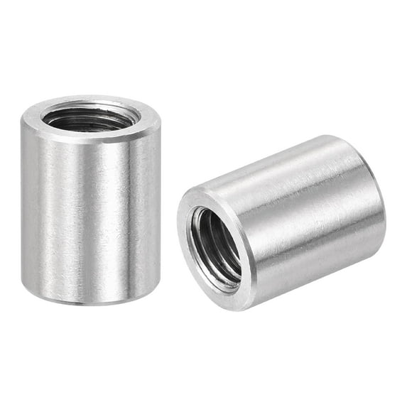 CERPXFF-M8 Round Connector Nuts, 304 Stainless Steel Coupling Nut 15mm ...
