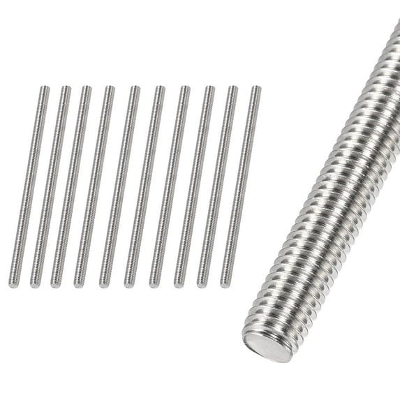 CERPXFF-M8 x 100mm Fully Threaded Rod & Studs, 304 Stainless Steel ...