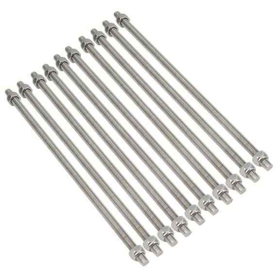 CERPXFF-M8 x 250mm 304 Stainless Steel Fully Threaded Rod, Right Hand ...