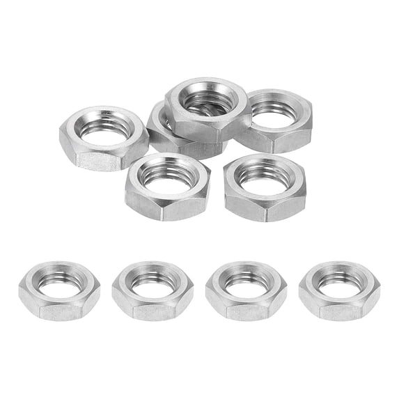 CERPXFF-M8x1x4mm Hex Nuts, 10Pcs 304 Stainless Steel Metric Fine Thread ...