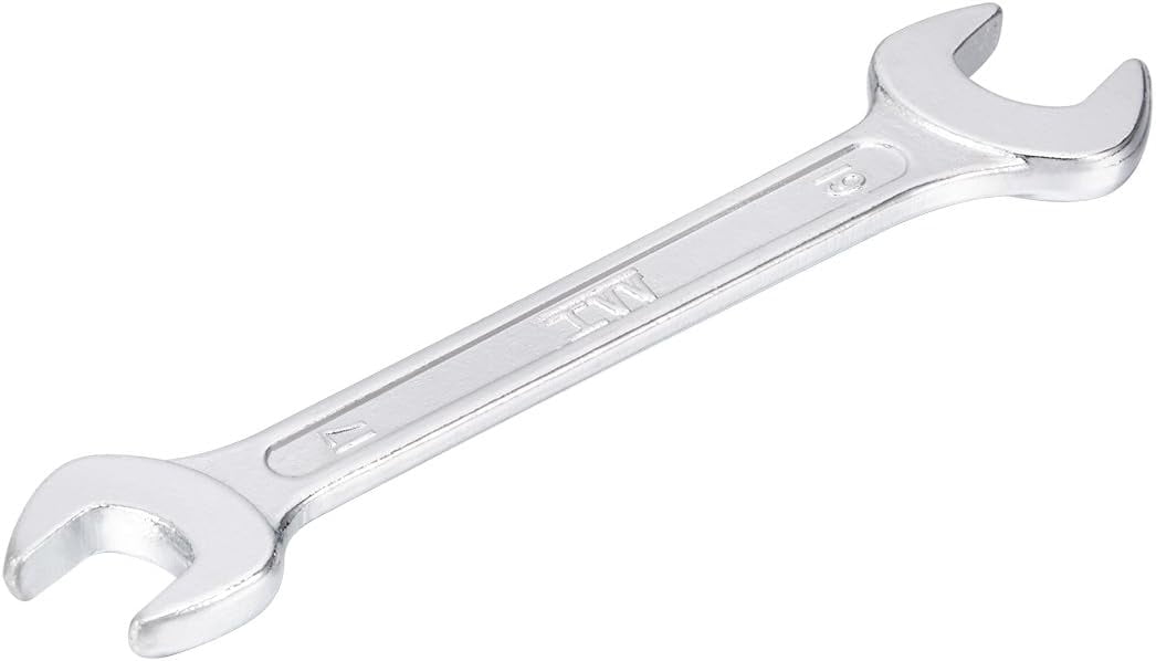 CERPXFF-Metric Double Open End Wrench Chrome Plated, 17mm x 19mm ...