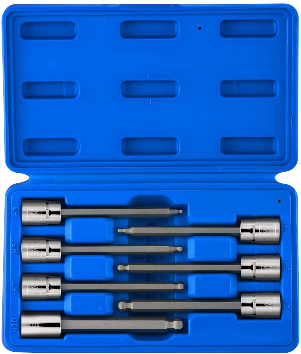 CERPXFF-Neiko 10243A 3/8-Inch-Drive Extra-Long Ball-End Hex-Bit Socket ...