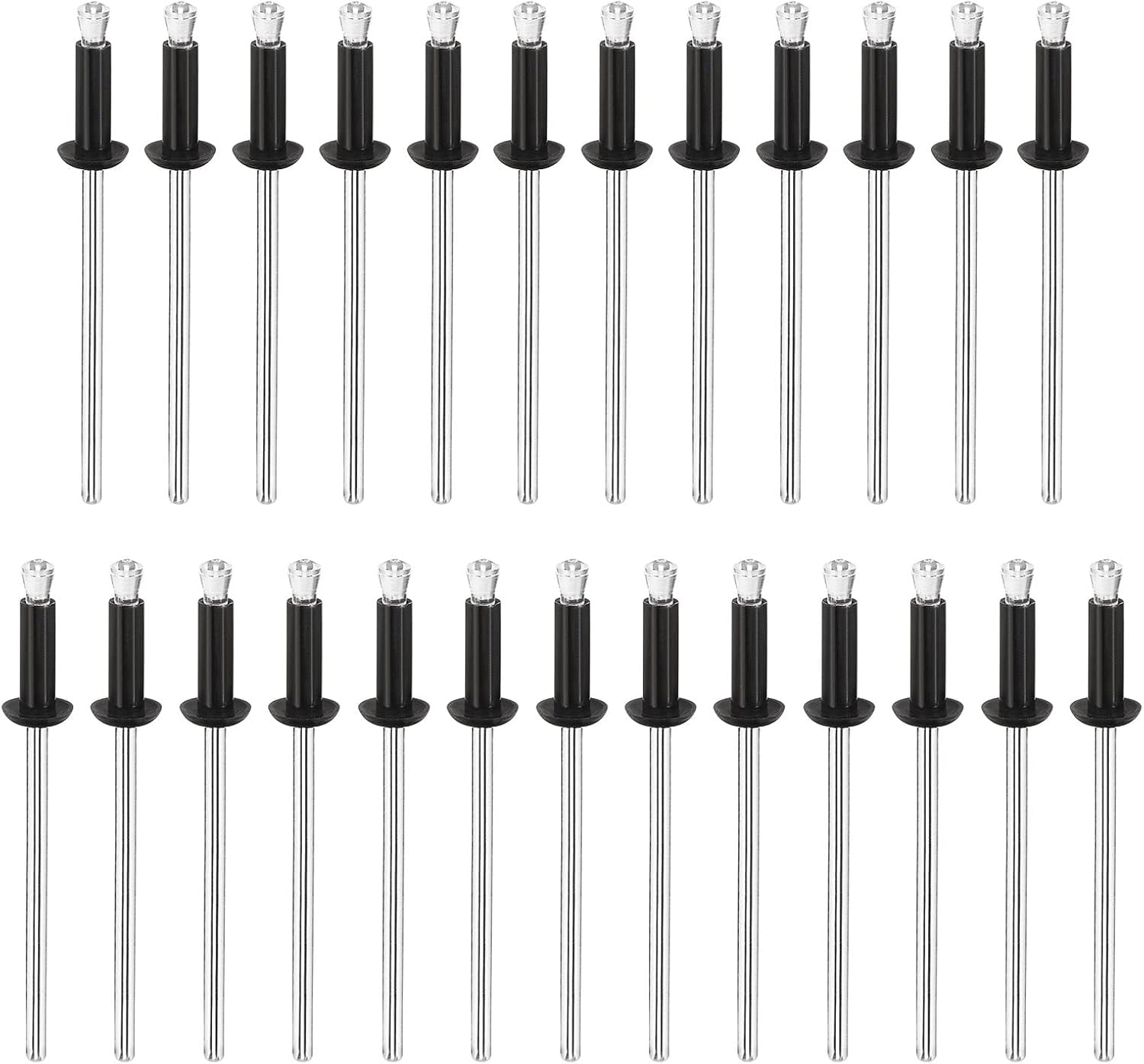 CERPXFF-Nylon Blind Rivets, 1/8" x 3/8" (3.2mm x 9.6mm) Rivet Fastener ...