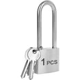 CERPXFF-Outdoor Weatherproof Padlock, 1 Pcs Stainless Heavy Duty Padlocks, 50mm/2 inch Long ...