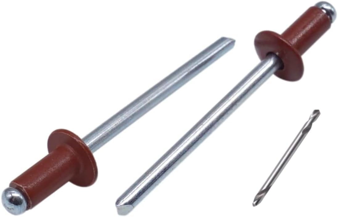 CERPXFF-(Pack of 10) Painted Blind Rivets 1/8" x 5/16" (3.2 x 8 mm ...