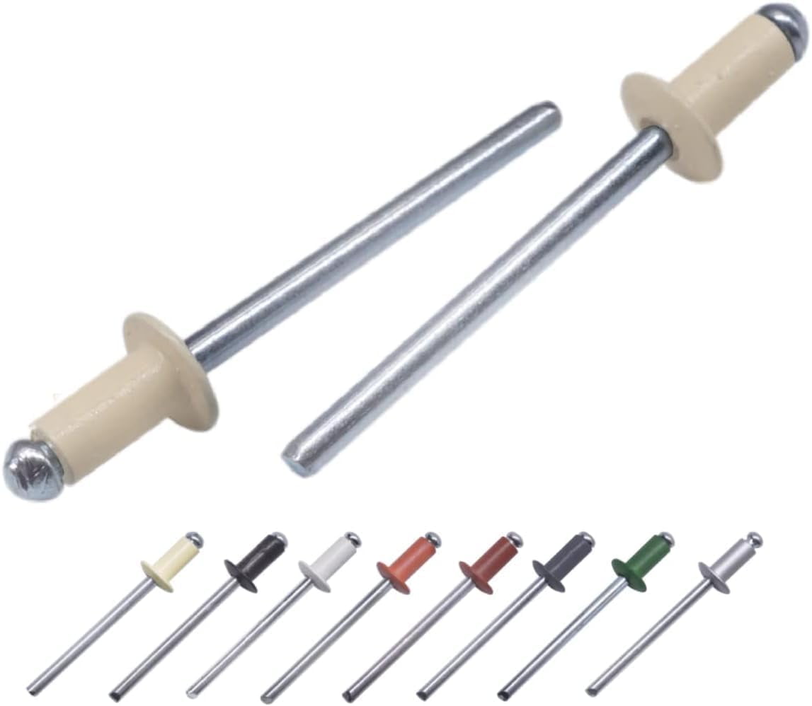 CERPXFF-(Pack of 100) Painted Blind Rivets 5/32" x 5/16" (4.0 x 8 mm ...