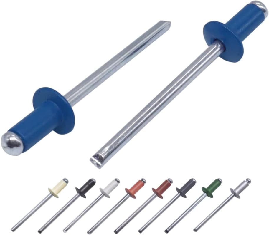 CERPXFF-(Pack of 50) Painted Blind Rivets 1/8" x 5/16" (3.2 x 8 mm ...