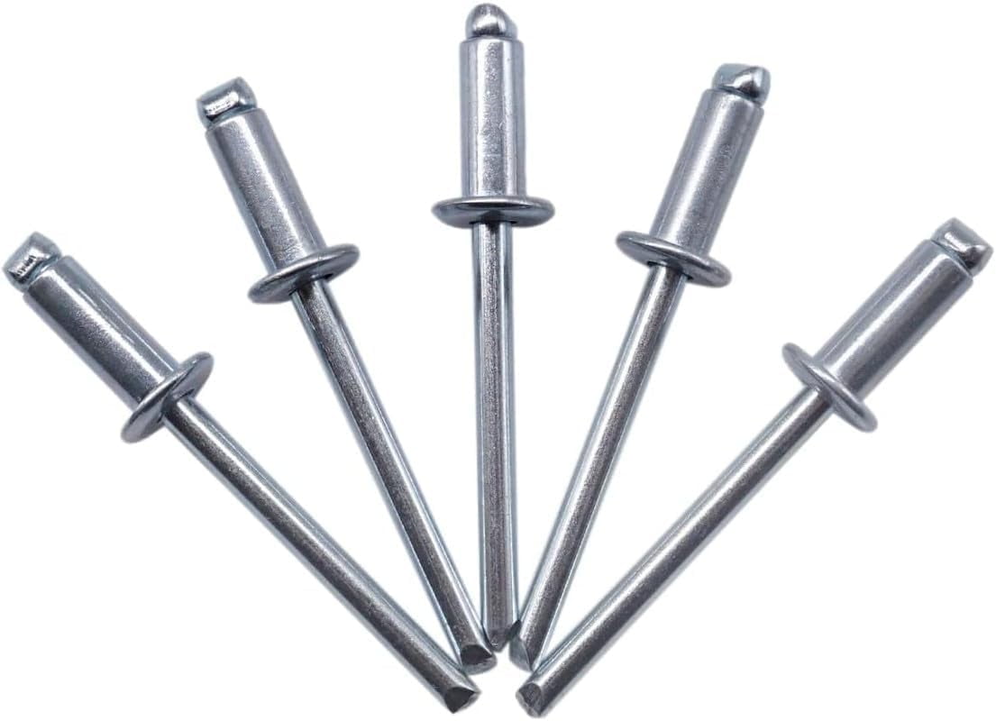 CERPXFF-(Pack of 100) 3/16" x 9/16" (5.0 x 14 mm) Blind Rivets Open ...