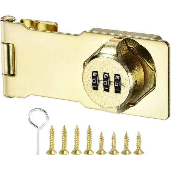 CERPXFF-Patikil Cabinet Password Lock Hasp Household Combination Latch ...
