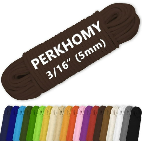 CERPXFF-PerkHomy Cotton Rope 3/16" (5mm) 100 ft Multi Purpose Utility ...