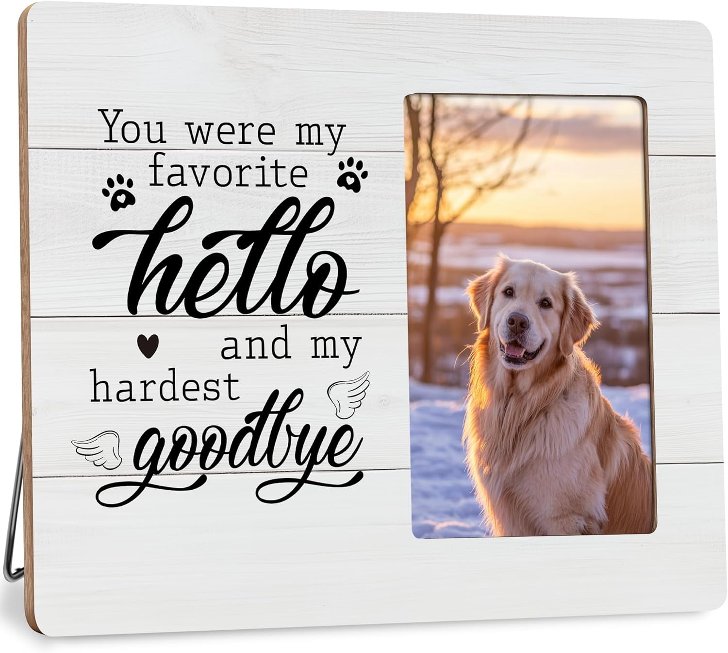 CERPXFF-Pet Memorial Gifts for Dogs Remembrance Picture Frame, Loss of ...