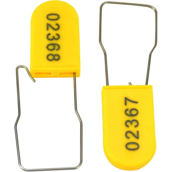 CERPXFF-Plastic Wire Padlocks Numbered Security Seal Plastic Padlock ...