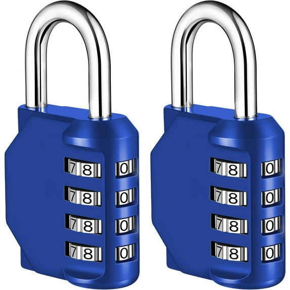 CERPXFF-School Locker Lock 4 Digit Resettable Combination Padlock for ...