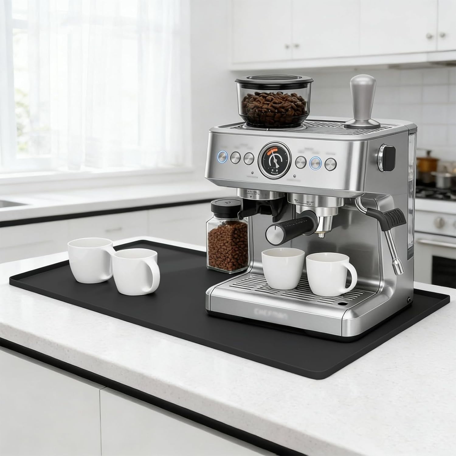 CERPXFF-Silicone Coffee Mat, 24"X16" Heat-Resistant,Eco-friendly ...