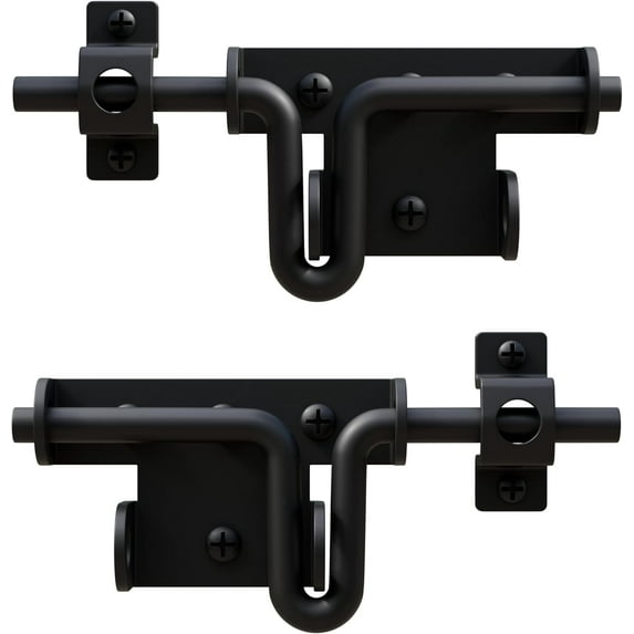 CERPXFF-Slide Bolt Gate Latch Heavy Duty Gate Lock with Padlock Hole ...