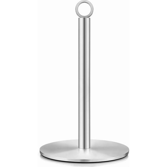 CERPXFF-Stainless Paper Towel Holder, Paper Towels Holder Countertop ...