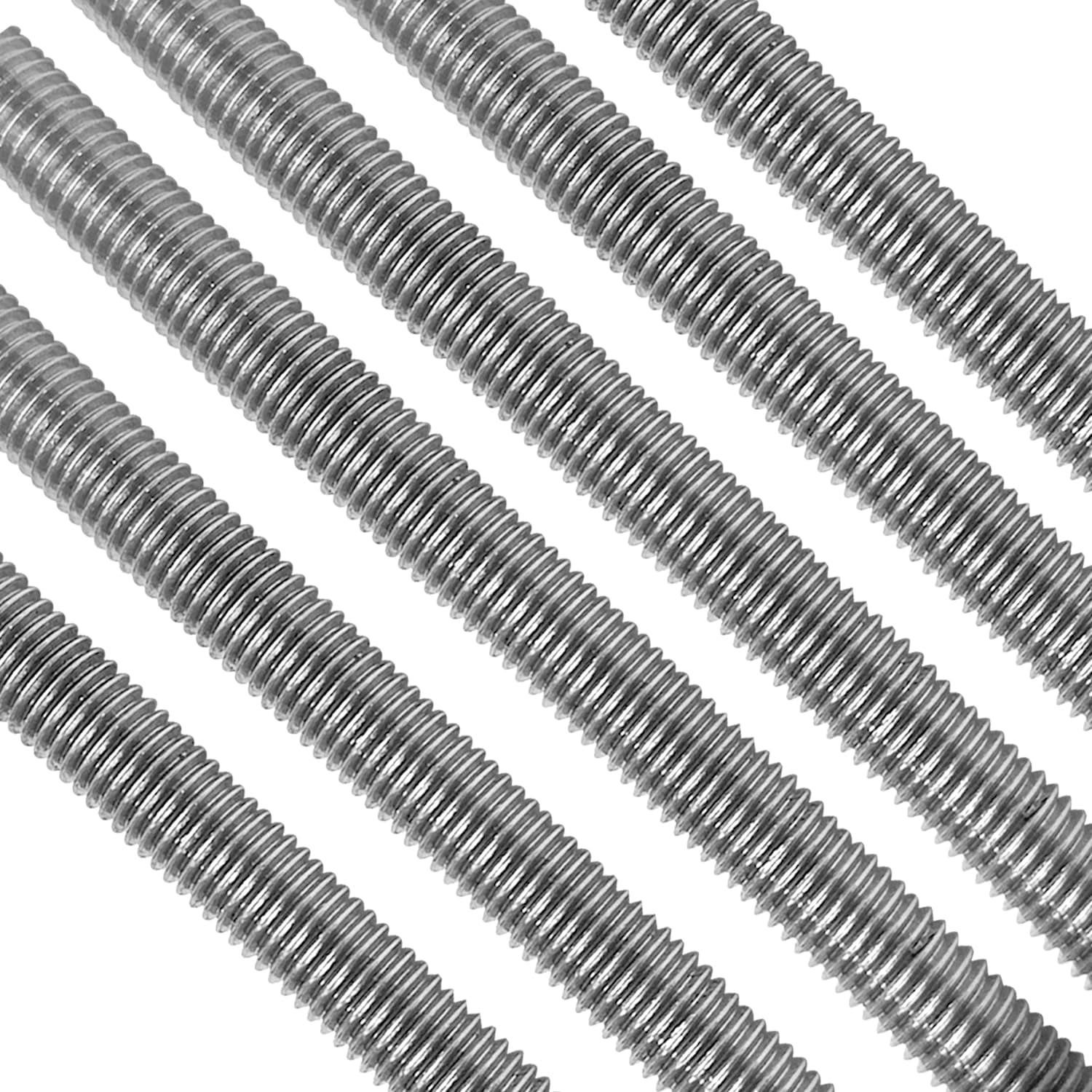 CERPXFF-Stainless Steel 1/4"-20 Thread Size Fully Threaded Rod 12 ...