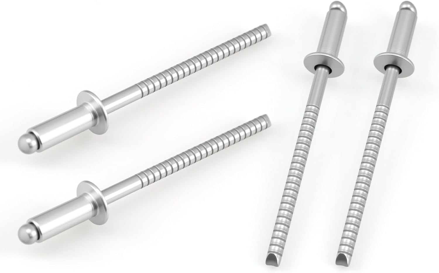 CERPXFF-Stainless Steel Blind Rivets 1/8" x 5/16" (4-3) Open End Type ...