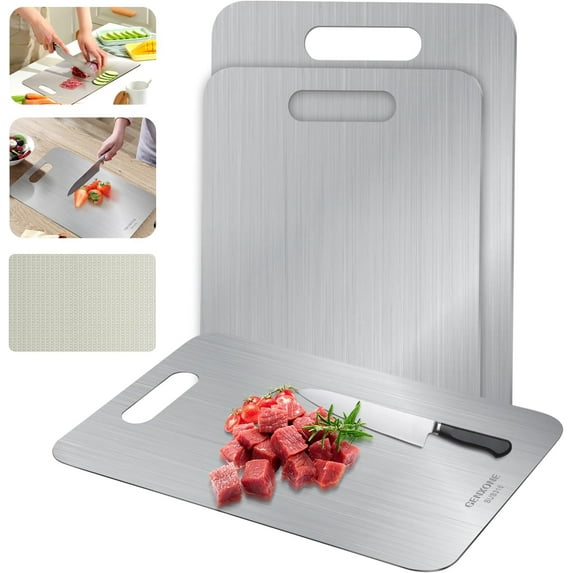CERPXFF-Stainless Steel Cutting Board, SUS316 Steel Metal Cutting Board ...