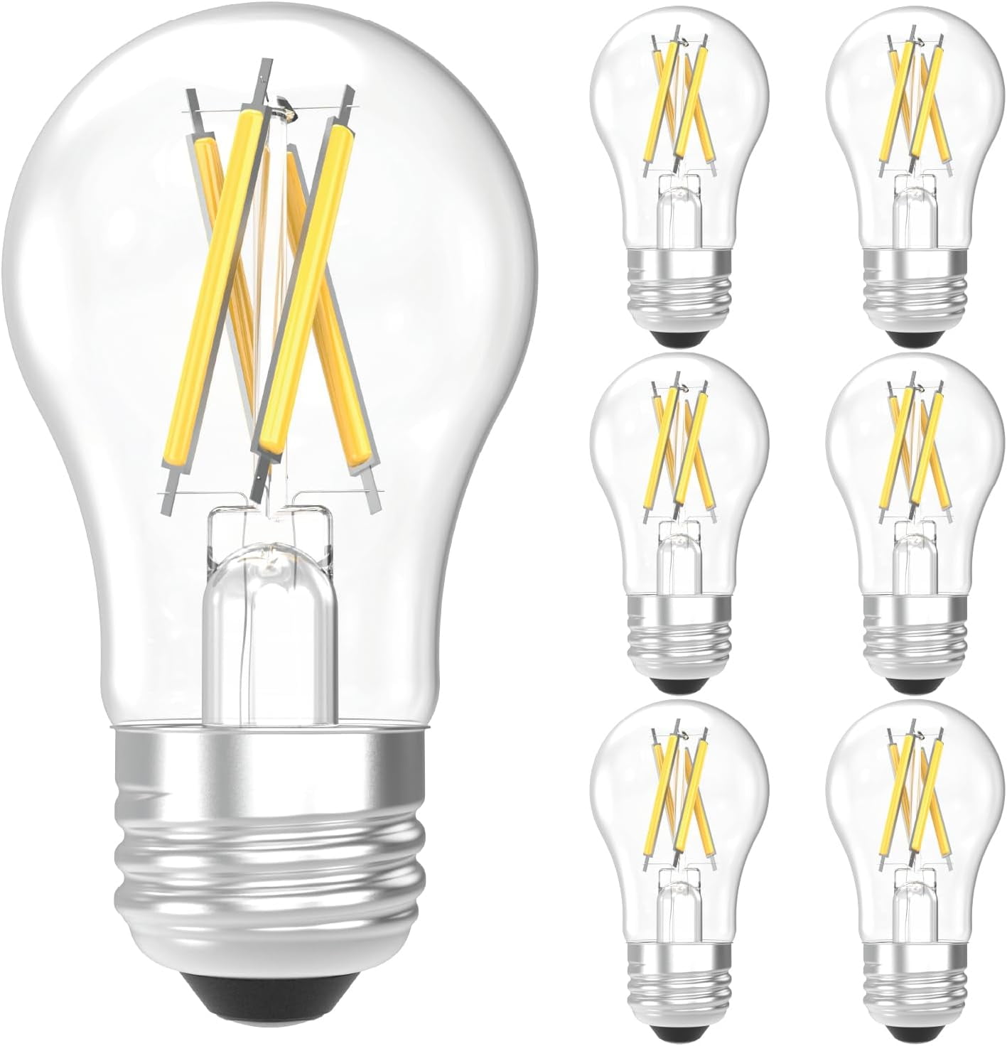 CERPXFF-Sunco 6 Pack A15 Light Bulb LED, Edison Style Bulb, Dimmable ...