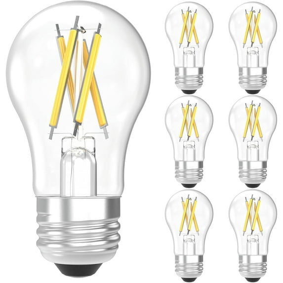 CERPXFF-Sunco 6 Pack A15 Light Bulb LED, Edison Style Bulb, Dimmable ...
