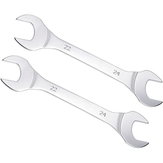 CERPXFF-Thin Open End Wrench, Metric 22mm x 24mm, Double Ended Slim ...