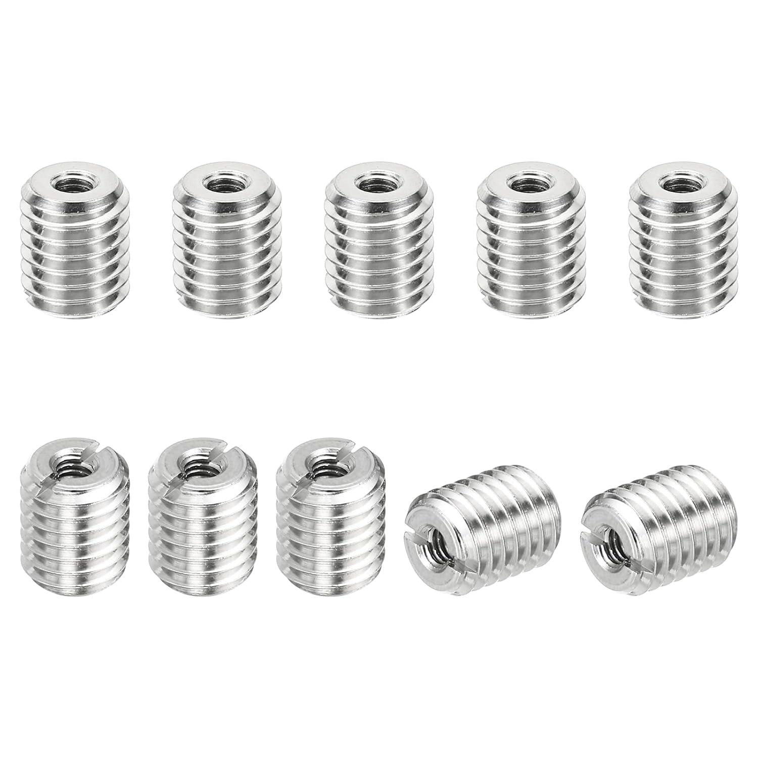 CERPXFF-Thread Adapters Sleeve Reducing Nut, 10 Pcs M10*1.5 Male to M4 ...