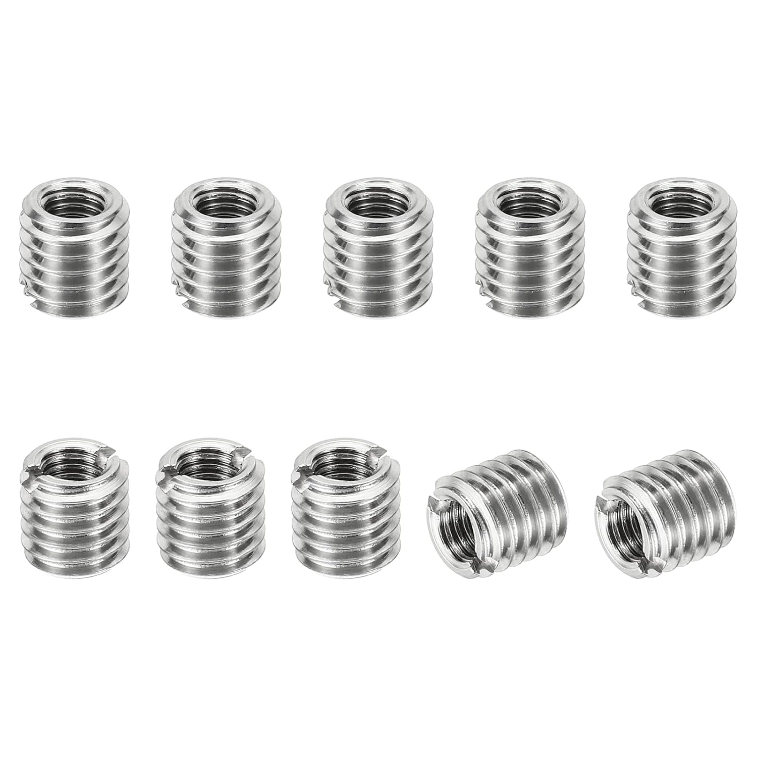 CERPXFF-Thread Adapters Sleeve Reducing Nut, 10 Pcs M8*1.25 Male to M5 ...