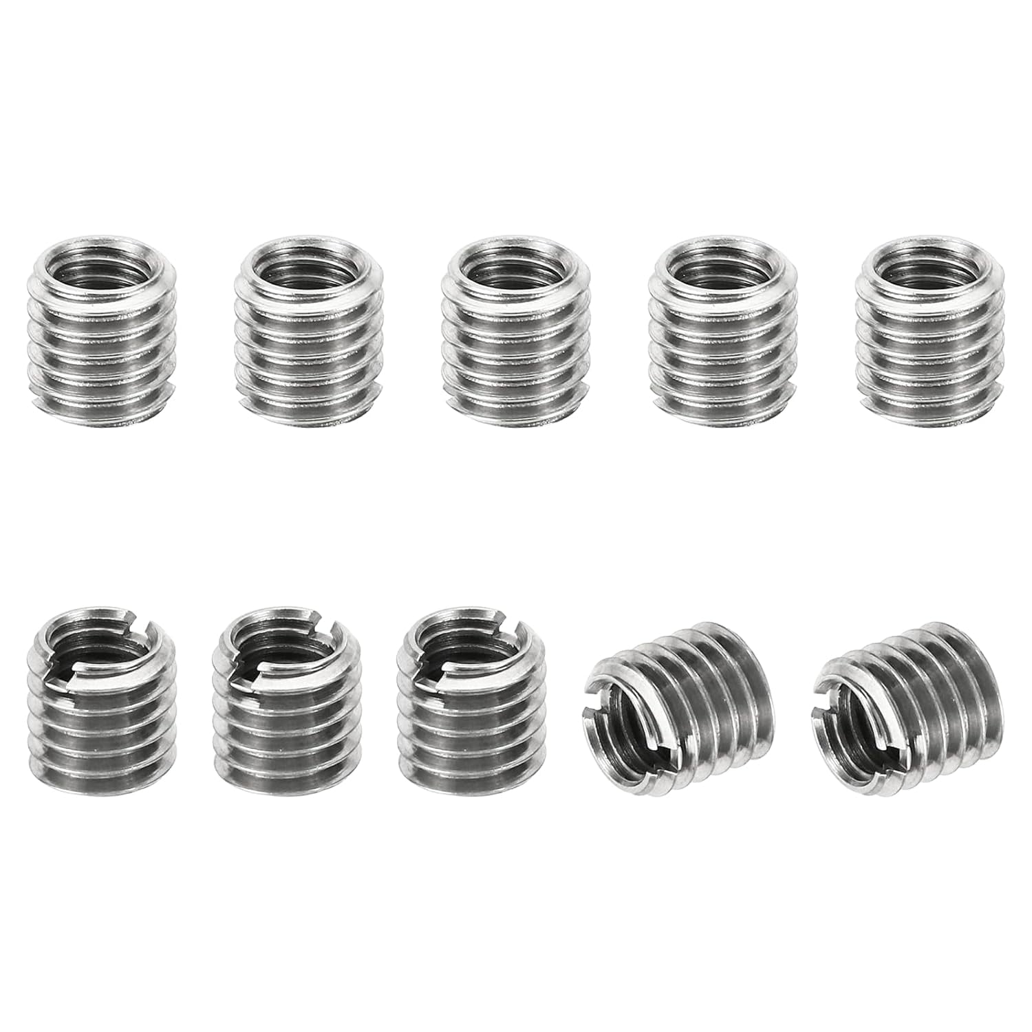 CERPXFF-Thread Adapters Sleeve Reducing Nut, 10 Pcs M8*1.25 Male to M6 ...