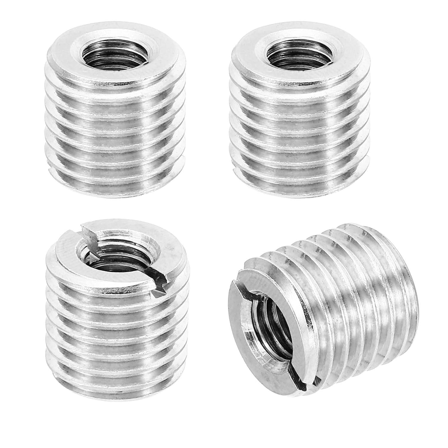 CERPXFF-Thread Adapters Sleeve Reducing Nut, 4 Pcs M16xM8x15mm Male to ...