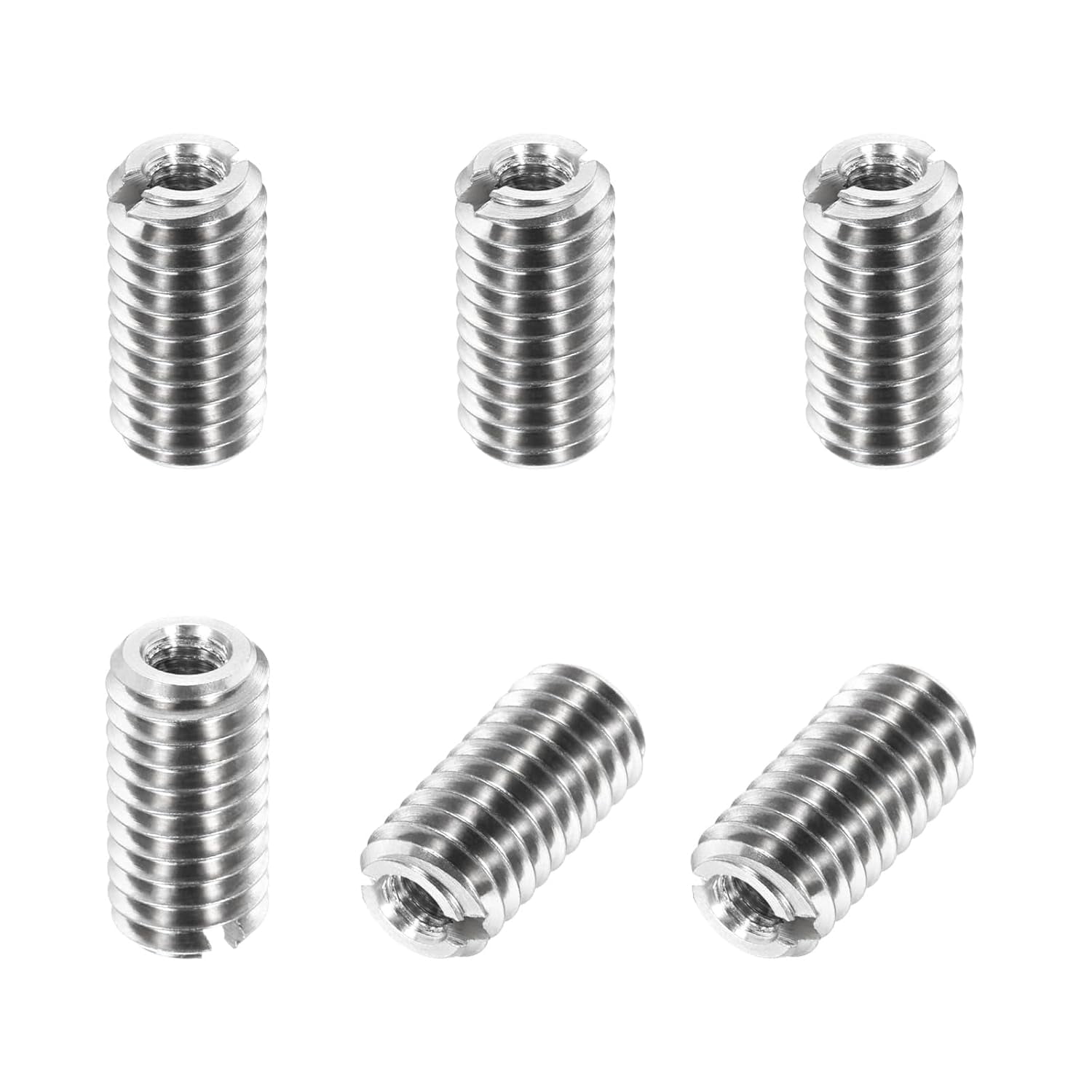CERPXFF-Thread Adapters Sleeve Reducing Nut, 6Pcs M6x1 Male to M3x0.5 ...
