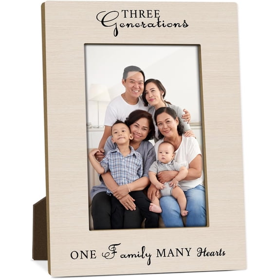 CERPXFF-Three Generations Picture Frame, Gifts for Family Families ...