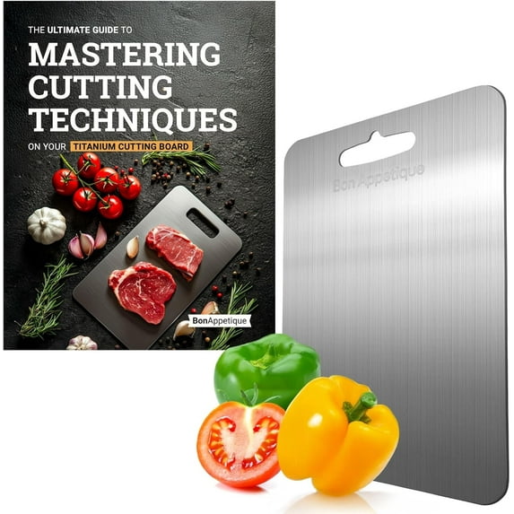 CERPXFF-Titanium Cutting Board for Kitchen, 100% Pure Titanium Cutting ...