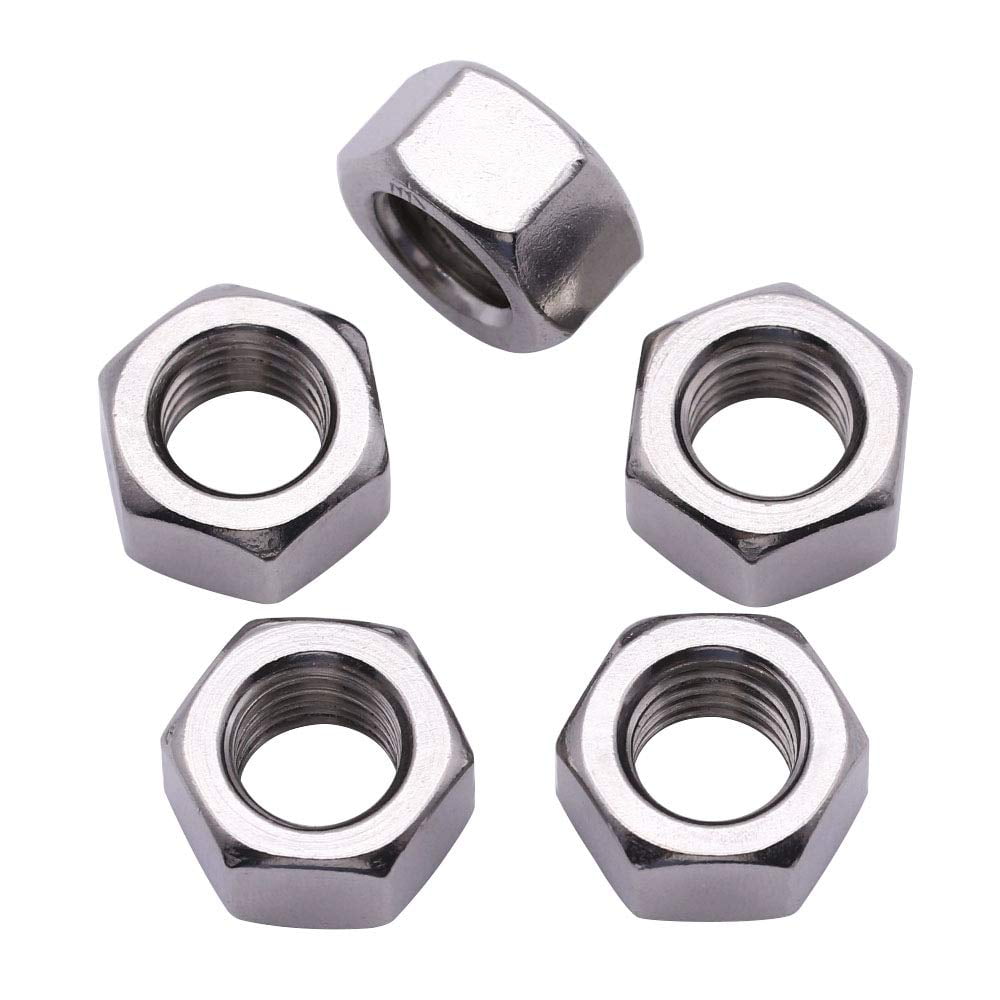 CERPXFF-UNC 1/4-20 Stainless Steel Hex Nuts, 304 SS (18/8), Grade A2-70 ...