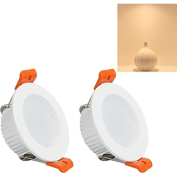 CERPXFF-Ultra-Thin 2-Inch Recessed Lighting Kit - 3000k LED Downlights ...