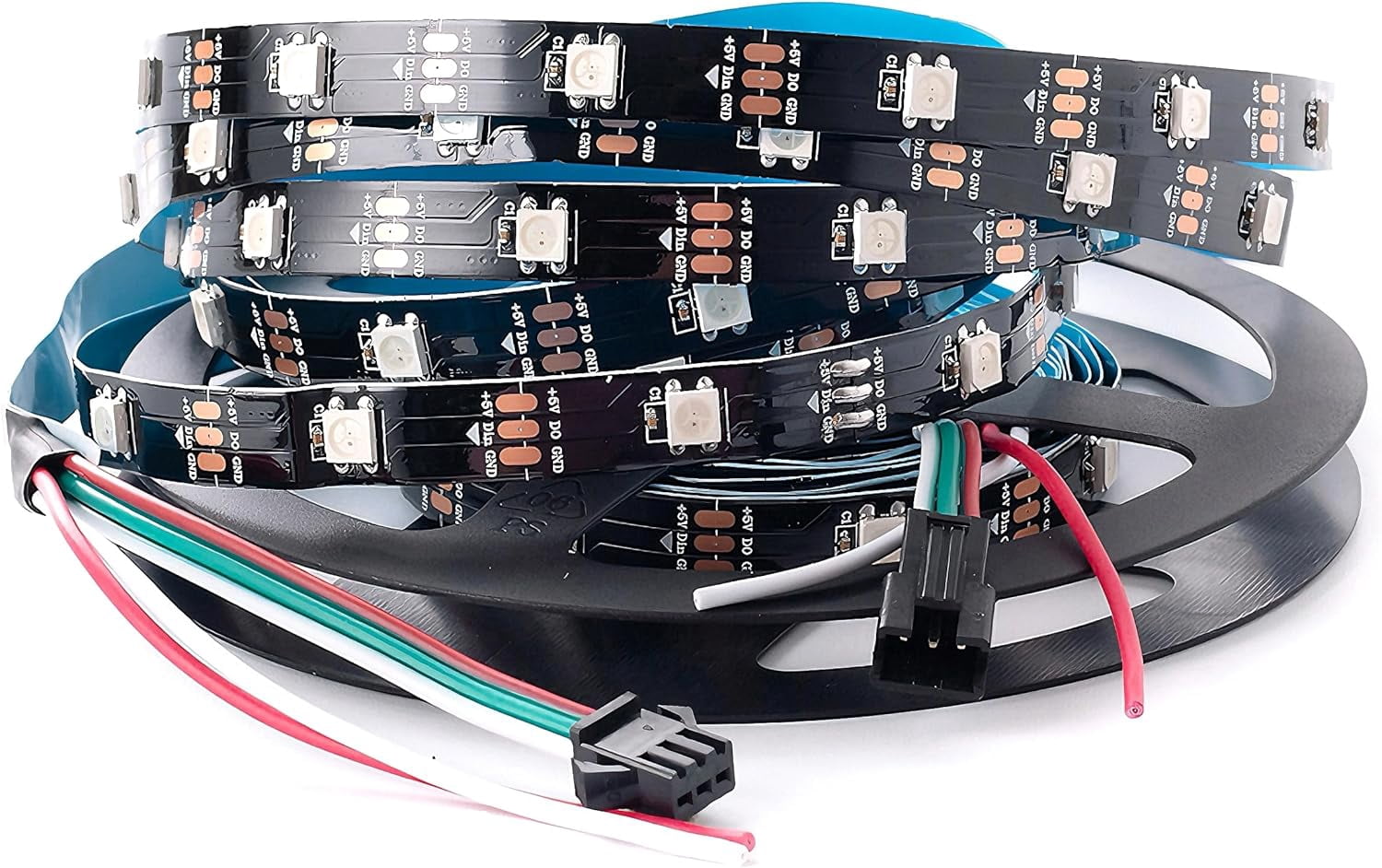 CERPXFF-WS2812B LED Strip Individual Addressable Light Full Color SMD ...