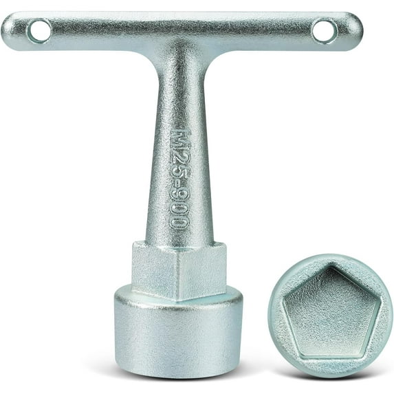 CERPXFF-Water Meter Wrench for Pentagon Socket, Curb Stop Wrench, Water ...