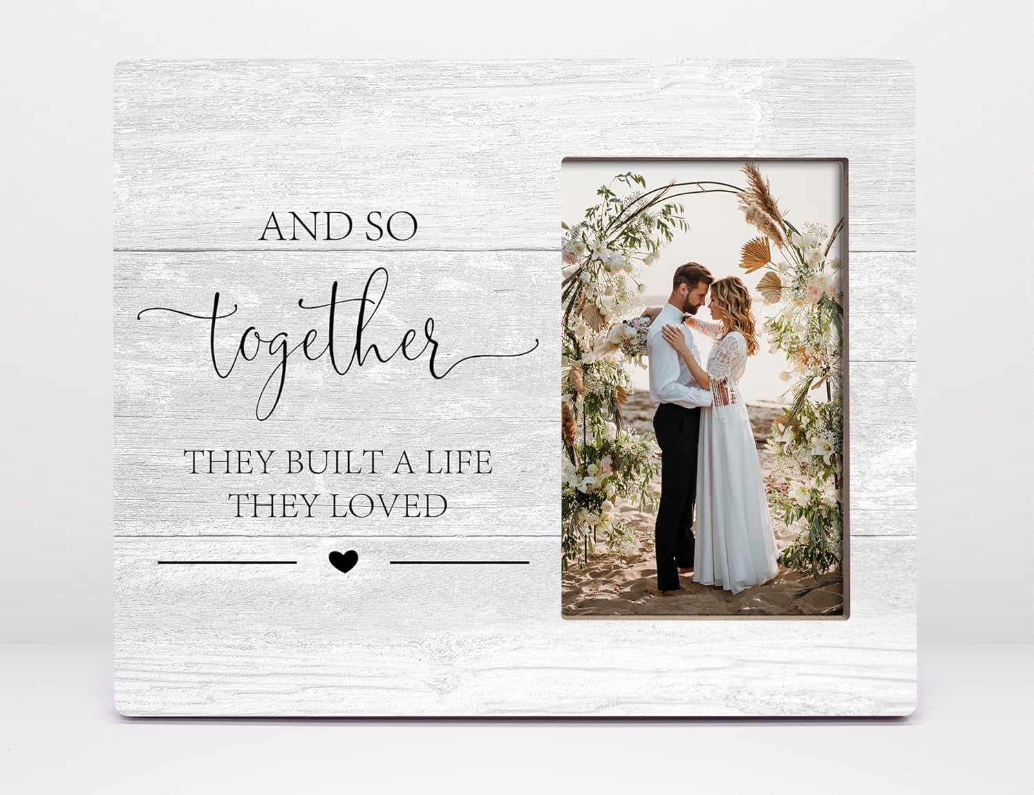 CERPXFF-Wedding Gifts for Couples,Couple Picture Frame,Love Picture ...