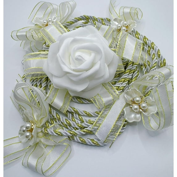 CERPXFF-White Lazo para Boda,Lasso Rope Handfasting Cord Wedding White ...