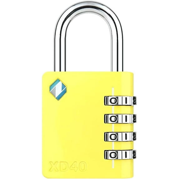 CERPXFF-XD40 Combination Lock, 4 Digit Padlock for School Gym Sports ...