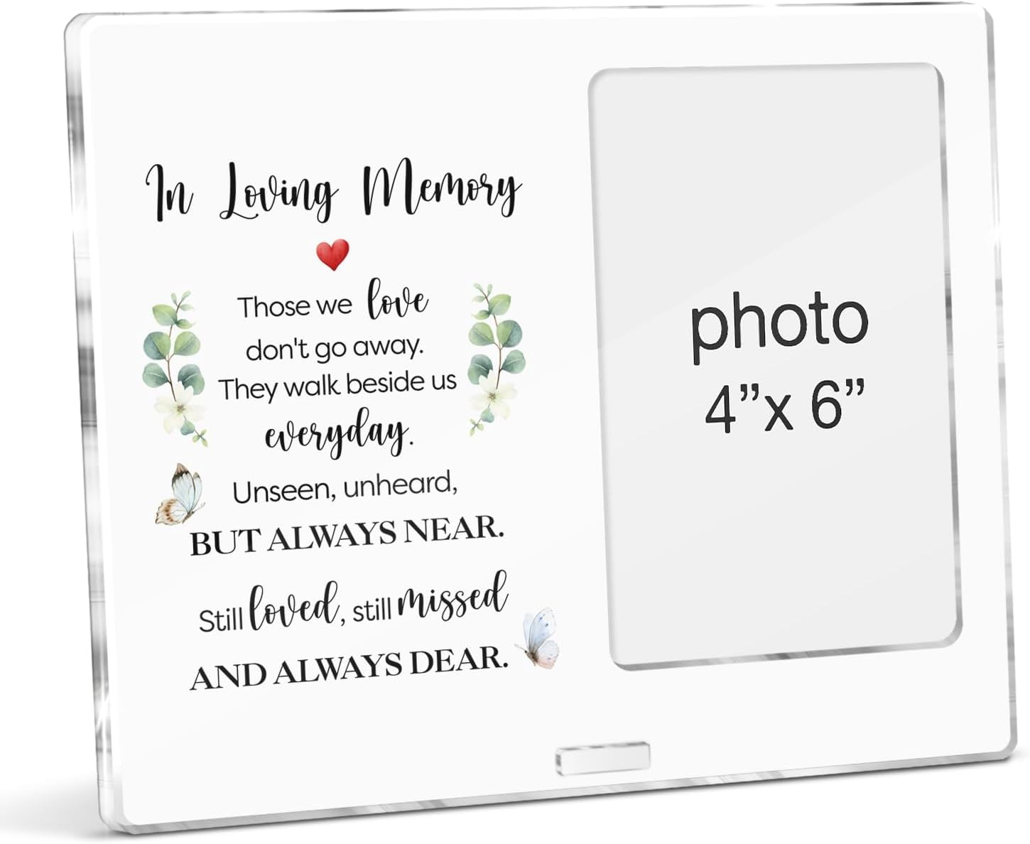CERPXFF-in Loving Memory Picture Frame, Sympathy Gifts for Loss of ...