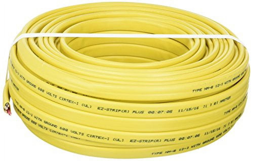 CERRO 147-1603C 100' 12/3-Gauge 3-Conductor NMB Wire - Walmart.com