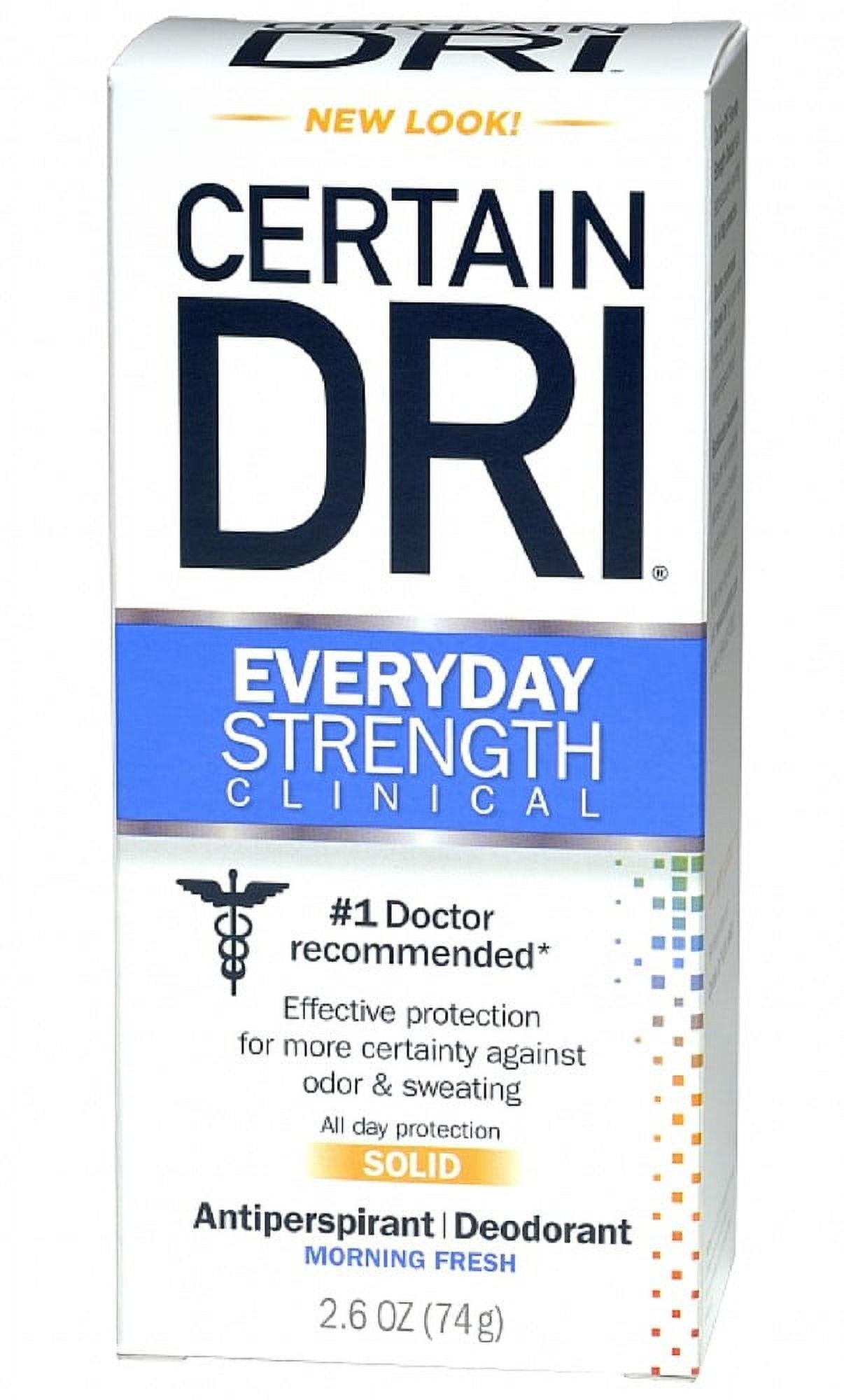 CERTAIN DRI Everyday Strength Clinical, Antiperspirant/Deodorant ...