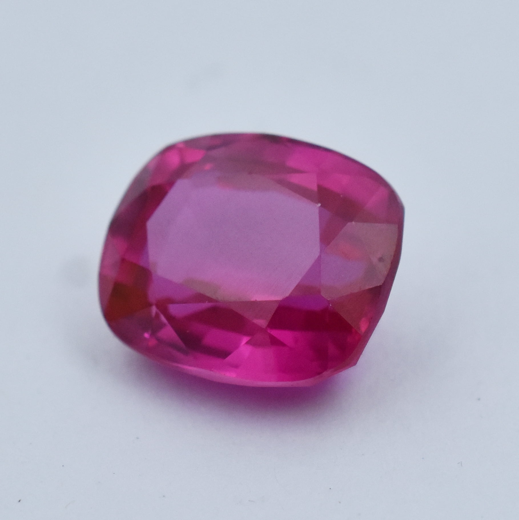 CERTIFIED Natural Pink Ruby 15.90 Ct Cushion Cut Loose Gemstone Earing ...
