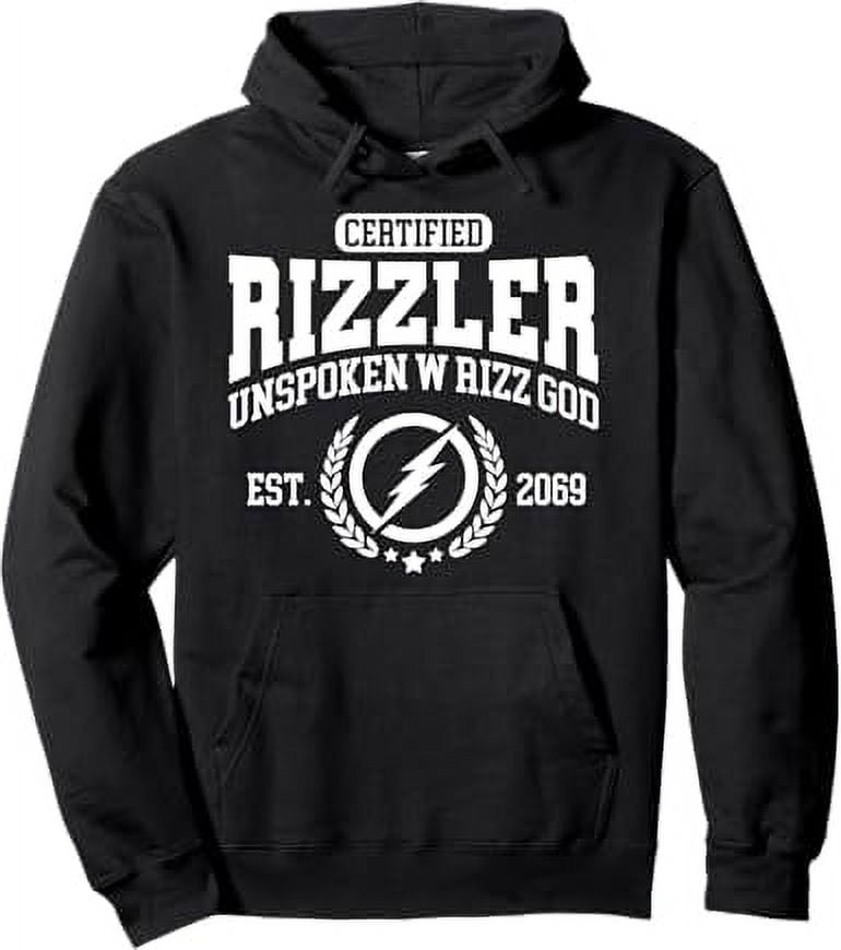 CERTIFIED RIZZLER - UNSPOKEN RIZZ - W RIZZ GOD Pullover Hoodie ...