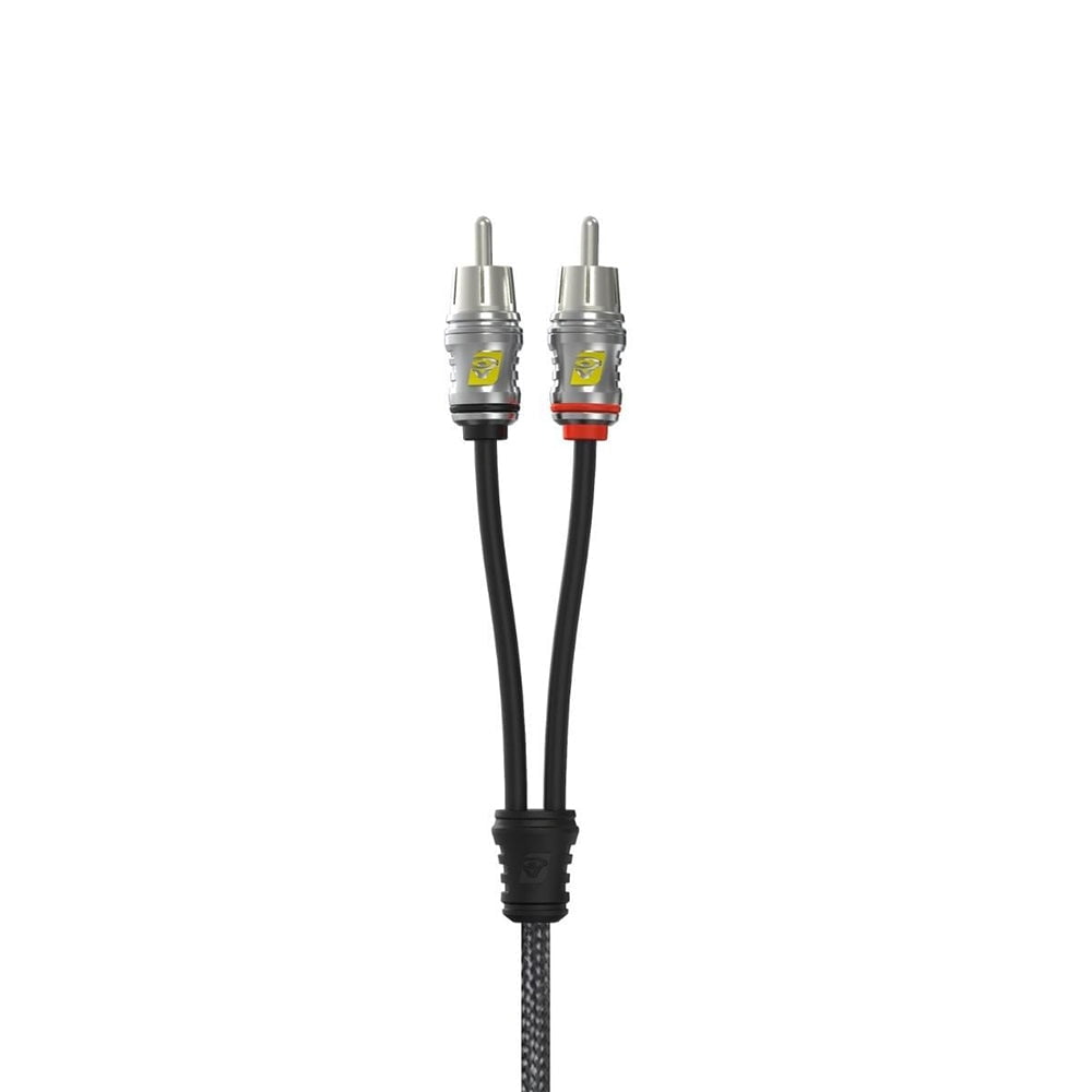 CERWIN VEGA RS6 STROKER 2-CHANNEL RCA CABLE 6FT. DUAL TWISTED, BLACK ...