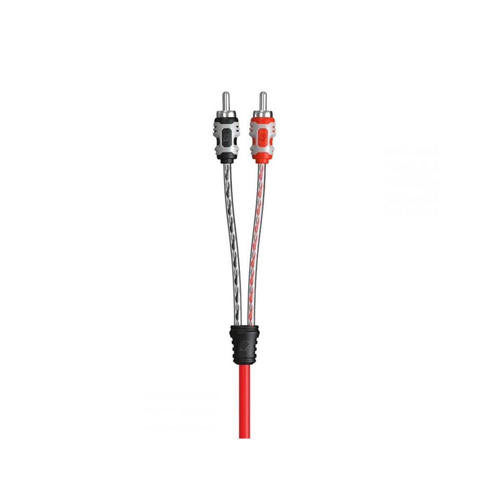 CERWIN VEGA RV6 VEGA 2-CHANNEL RCA CABLE 6FT. DUAL TWISTED, DUAL MOLDED ...