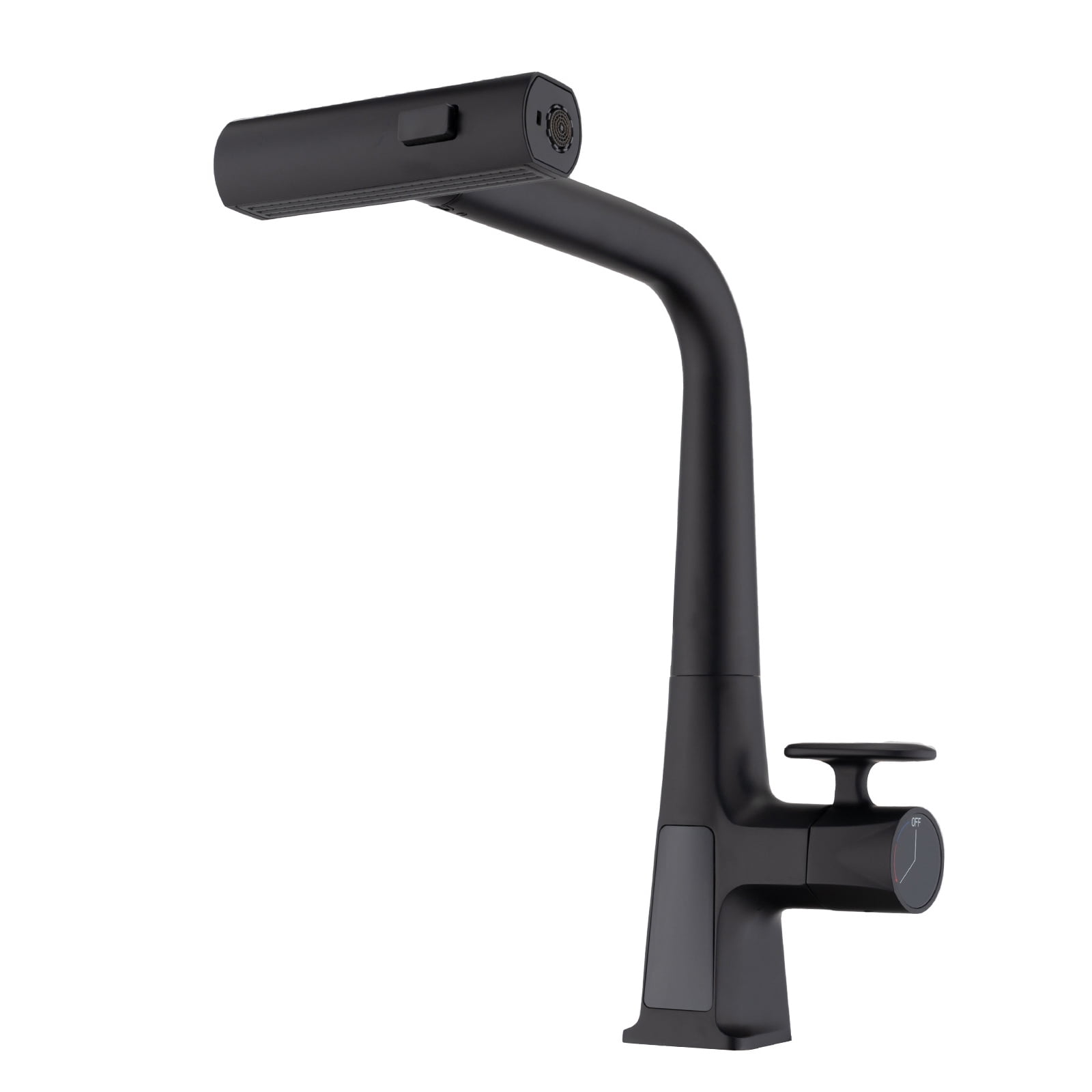 CERYPSA Pull Down Single Lever Kitchen Faucet with Temperature Display ...