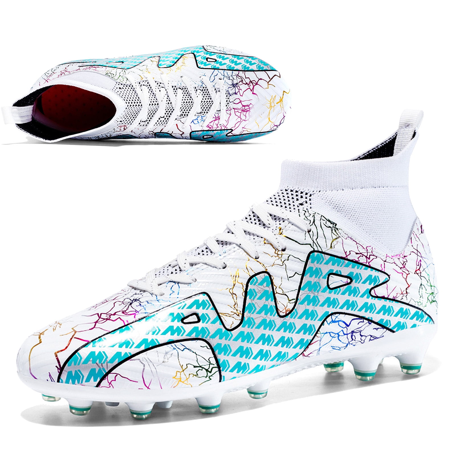 CERYTHRINA Men's Athletic Soccer Shoes Big Kids Youth Outdoor Training ...